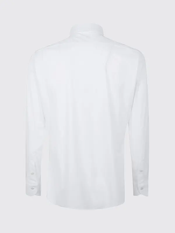 TINTORIA MATTEI 954 Classic Twill Shirt - White