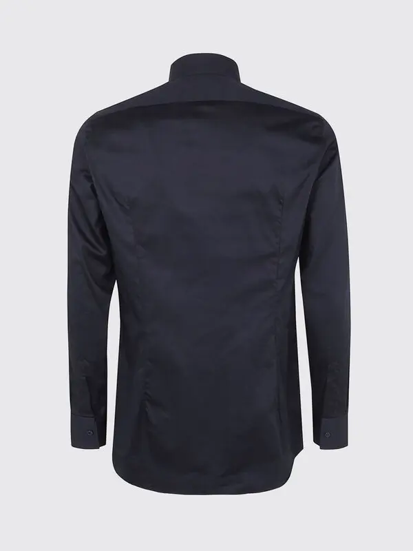 TINTORIA MATTEI 954 Classic Cotton Shirt - Black