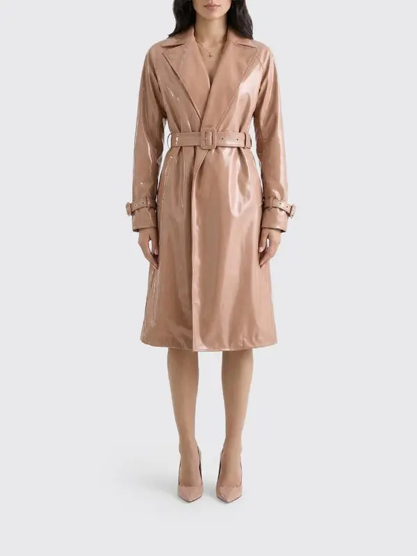 Dolce & Gabbana Synthetic Leather Trench Coat