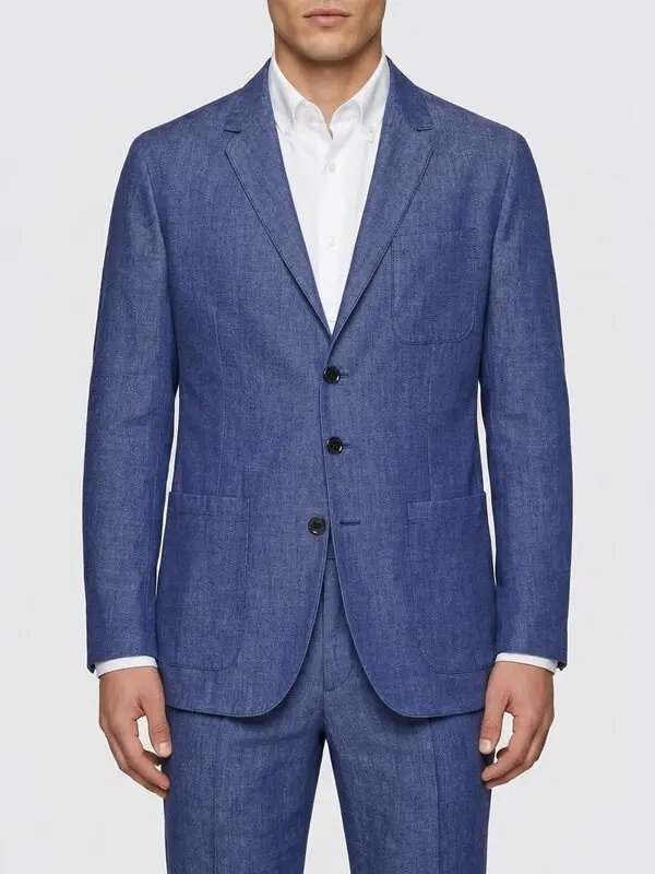 Boglioli Single-breasted Cotton Blazer