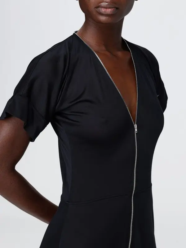 LEMAIRE Midi Dress With Zipper - Brown