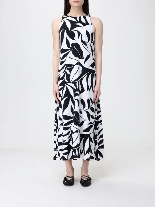 Max Mara Sleeveless Printed Maxi Dress - Fa01