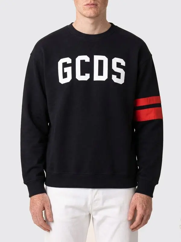 Gcds Sweatshirt With Striped Detail
