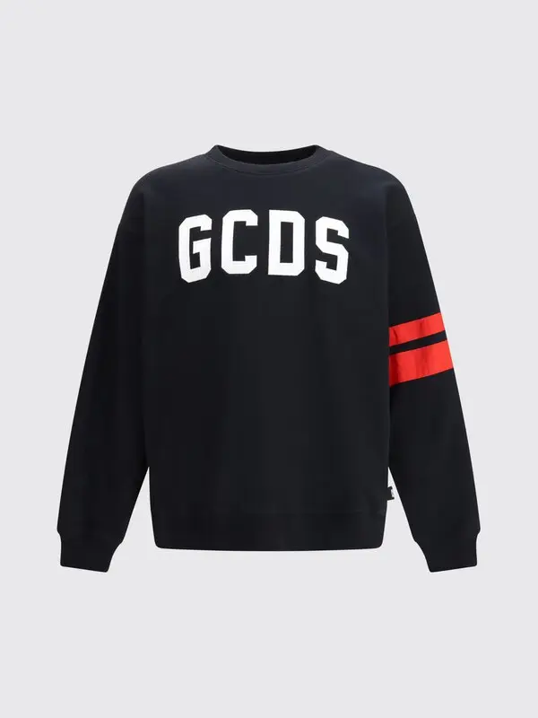 Gcds Crewneck Sweatshirt In Cotton With Logo