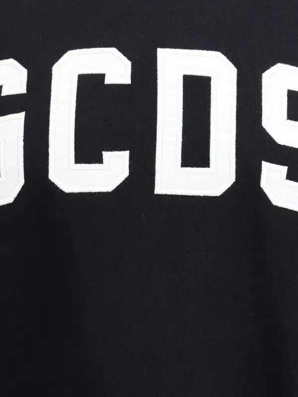 Gcds Crewneck Sweatshirt In Cotton With Logo