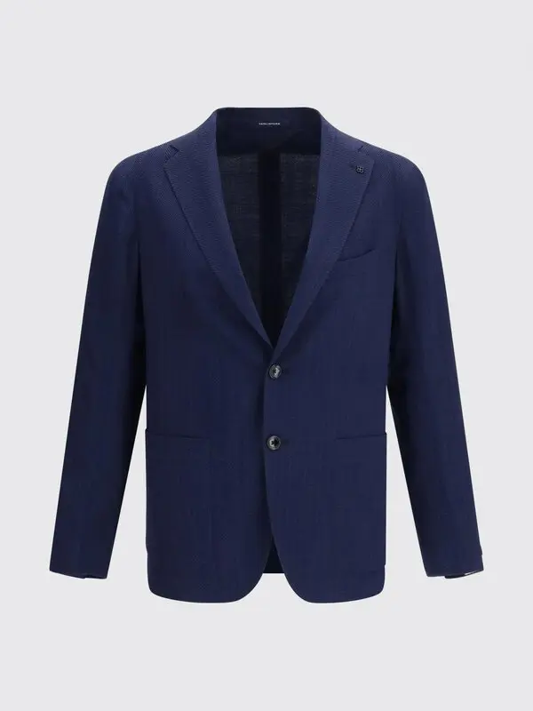 Tagliatore Single-breasted Wool Blend Blazer