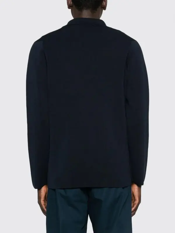 LARDINI Linen Single-breasted Blazer - Blue 1