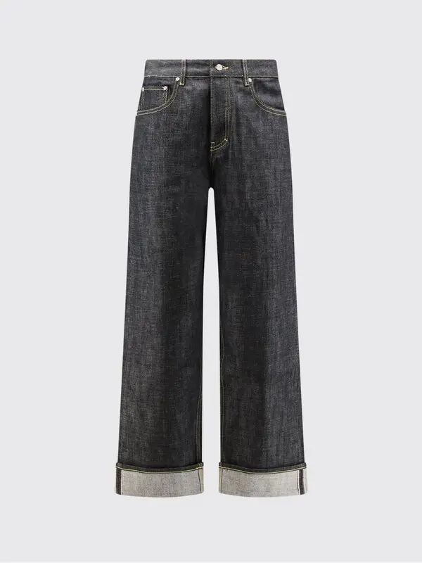 REPRESENT Cotton Denim Wide-leg Jeans - Black