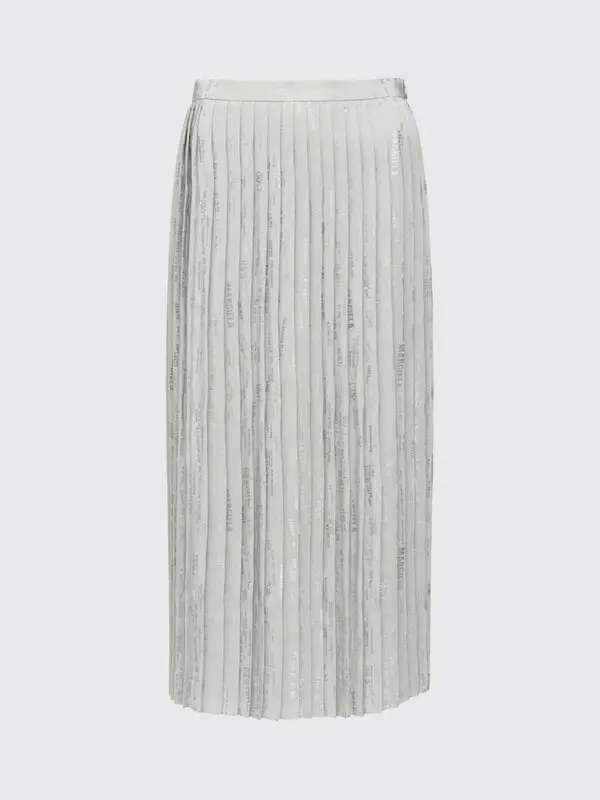 MAISON MARGIELA Pleated Midi Skirt - Grey