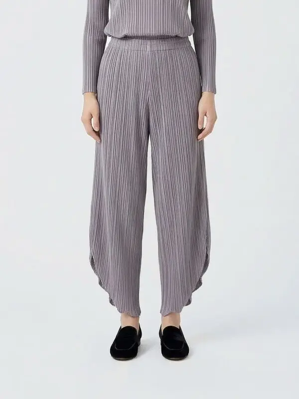 Giorgio Armani Pleated Wide-leg Trousers - Brown