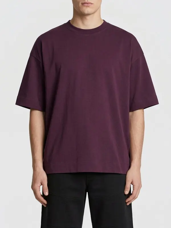 Dries Van Noten Basic Cotton T-shirt - Violet