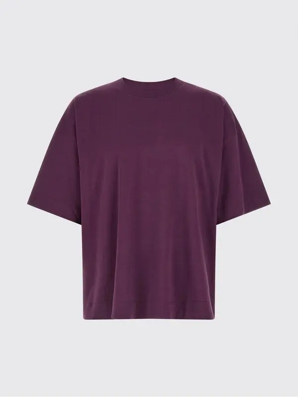 Dries Van Noten Basic Cotton T-shirt - Violet