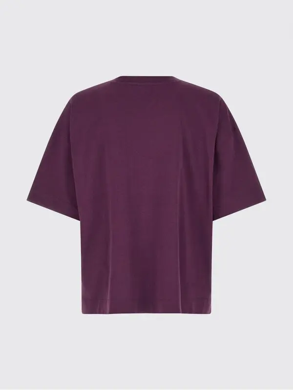 Dries Van Noten Basic Cotton T-shirt - Violet