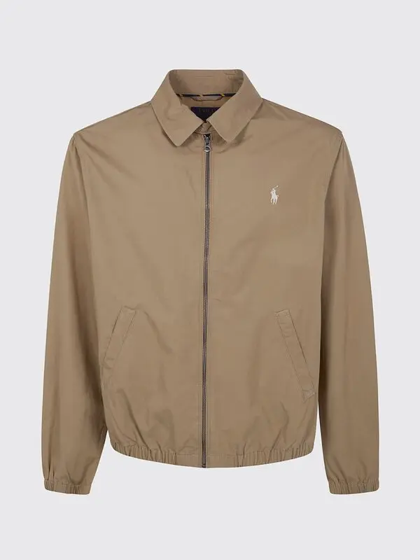 Polo Ralph Lauren Cotton Overshirt With Logo - Brown