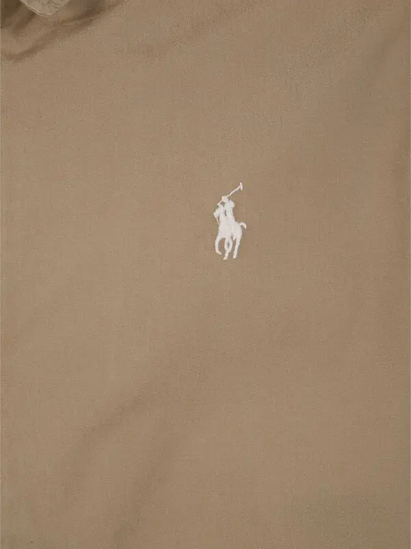 Polo Ralph Lauren Cotton Overshirt With Logo - Brown