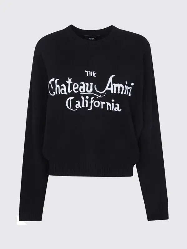 Amiri Cotton Blend Crewneck Sweater