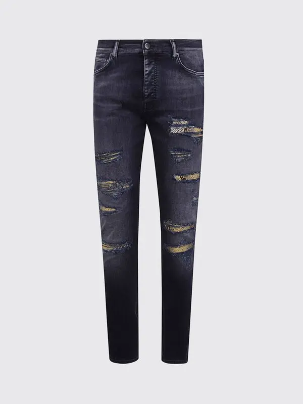 Amiri Slim Fit Distressed Denim Jeans