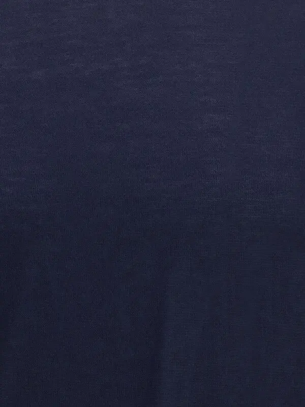 ROBERTO COLLINA Cotton Crew Neck Pullover - Navy