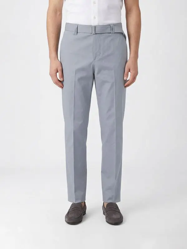 LARDINI Cotton And Silk Chino Trousers