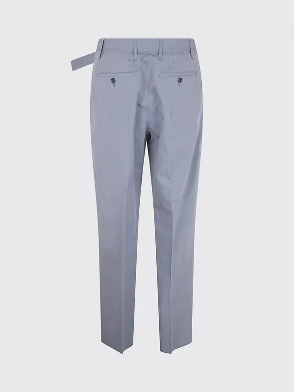 LARDINI Cotton And Silk Chino Trousers