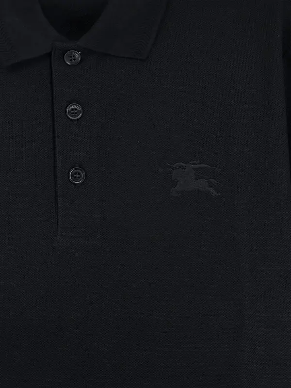 Burberry Cotton Polo Shirt With Logo