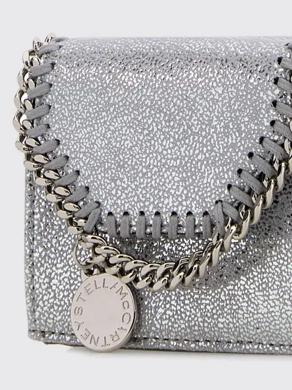 Stella McCartney Metallic Wallet - Silver