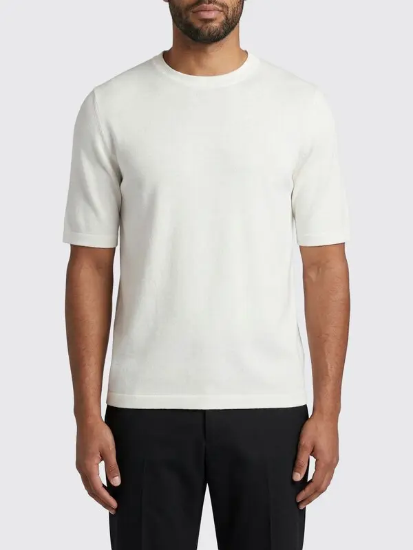 LARDINI Cotton And Linen T-shirt