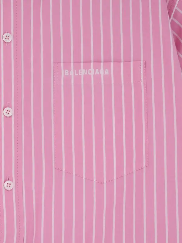 Balenciaga Striped Cotton Shirt