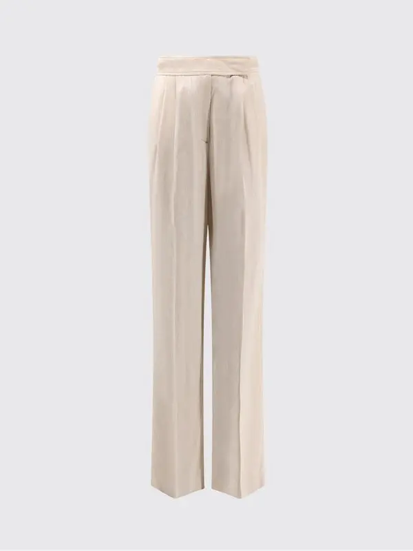Etro Palazzo Trousers In Viscose - Ivory