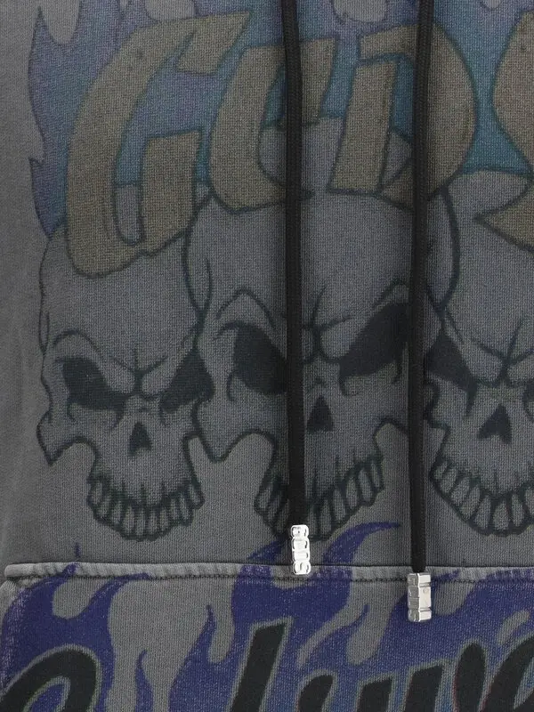 Gcds Cotton Printed Hoodie