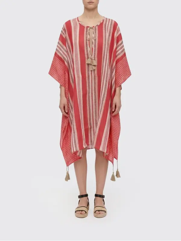 Isabel Marant Étoile Striped Cotton And Silk Kaftan Dress