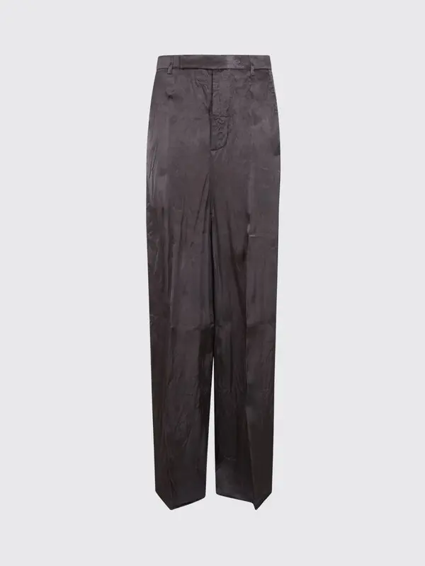 Rick Owens Cupro Wide Leg Trousers