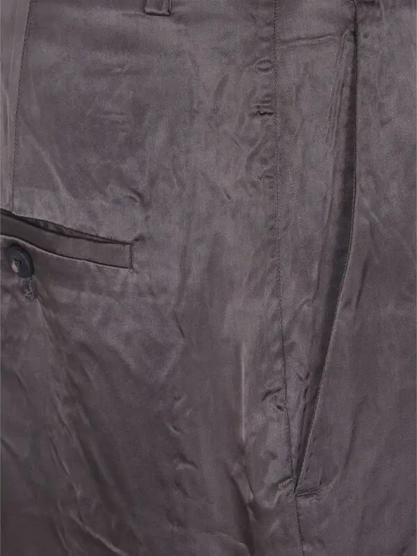 Rick Owens Cupro Wide Leg Trousers