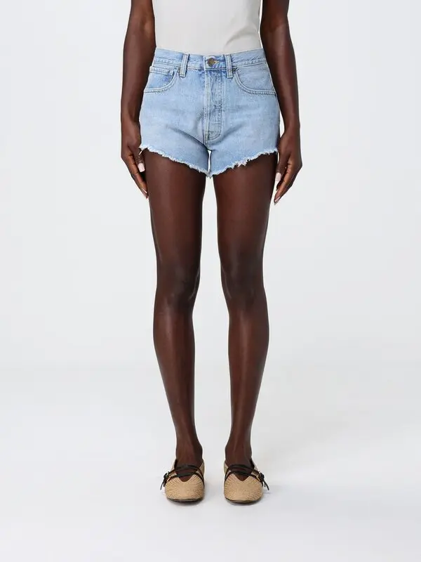 Alanui Embellished Denim Shorts