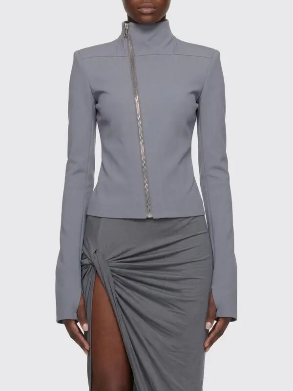 Rick Owens Gary Viscose Blend Jacket - Brown