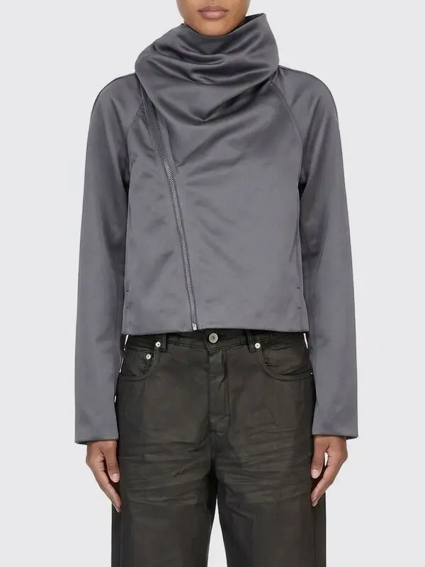 Rick Owens Asymmetrical Zip Jacket - Brown