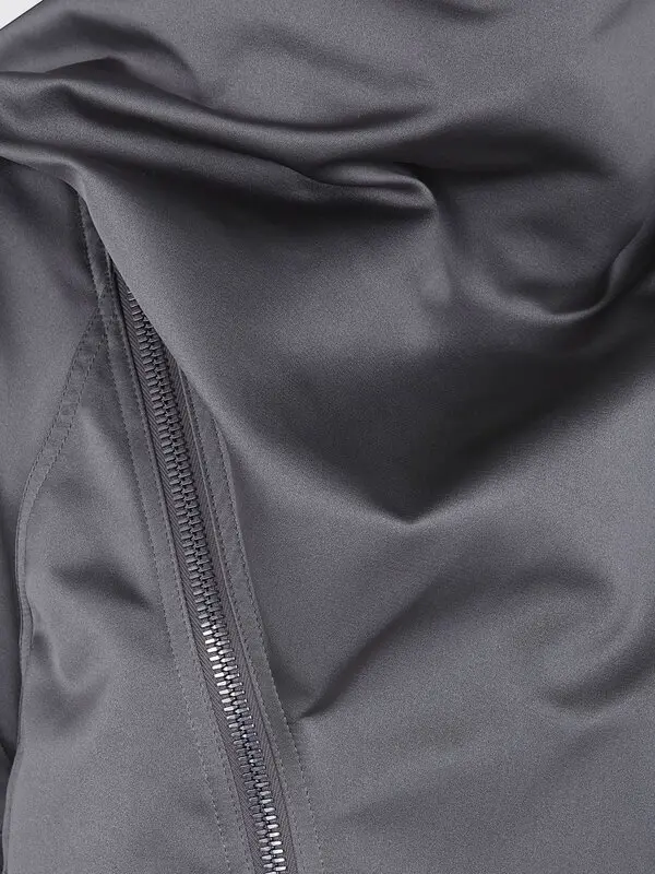 Rick Owens Asymmetrical Zip Jacket - Brown