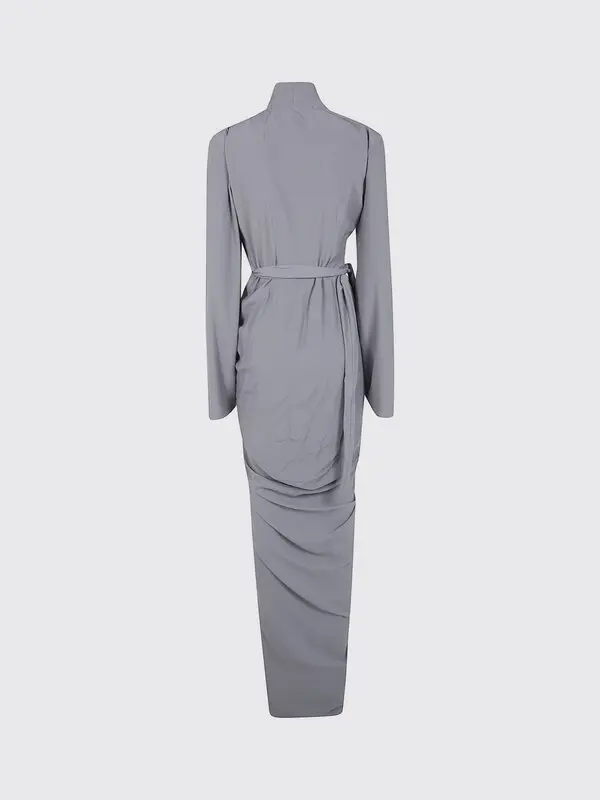 Rick Owens Asymmetrical Draped Midi Dress