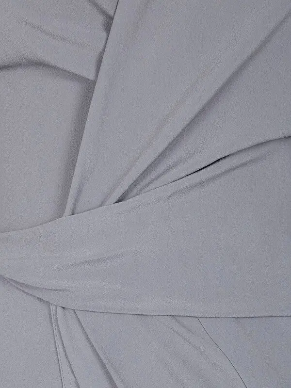 Rick Owens Asymmetrical Draped Midi Dress