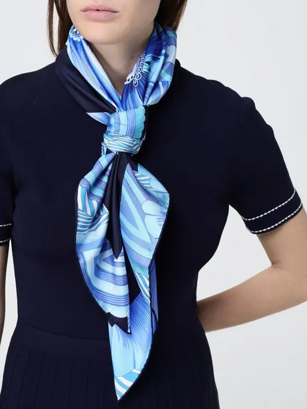 FERRAGAMO Neck Scarf - Blue