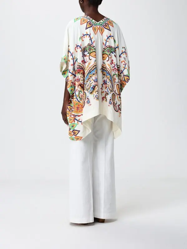 Etro Kimono Jacket With Vibrant Print