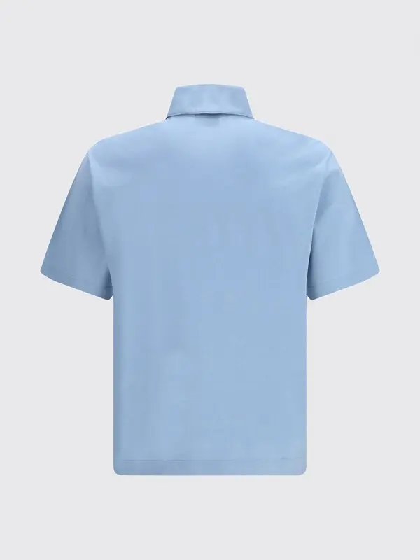 FERRAGAMO Cotton Polo With Gancini Logo
