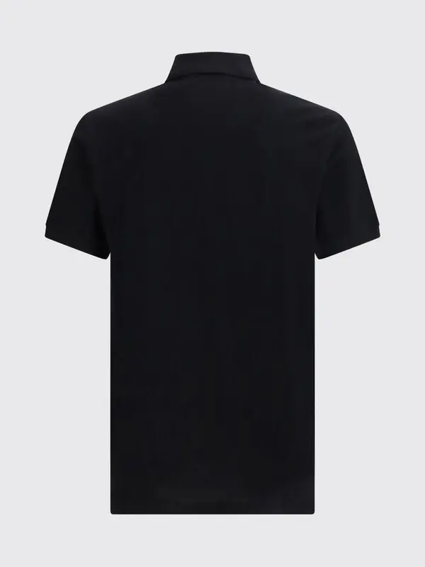 Moschino Cotton Polo Shirt With Logo - Black