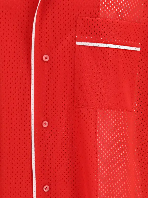 Moschino Mesh Shirt - Red