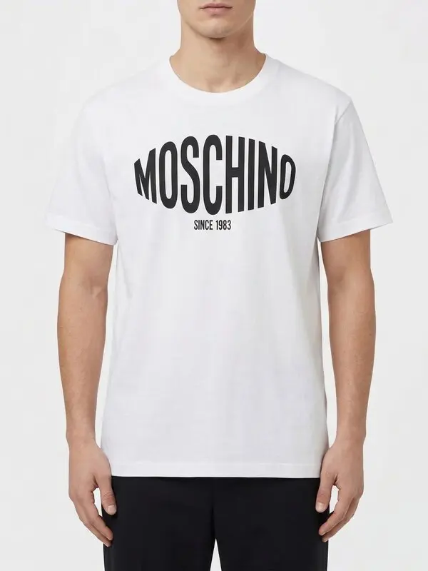 Moschino Cotton T-shirt With Logo - White