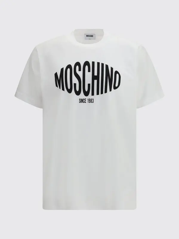 Moschino Cotton T-shirt With Logo - White