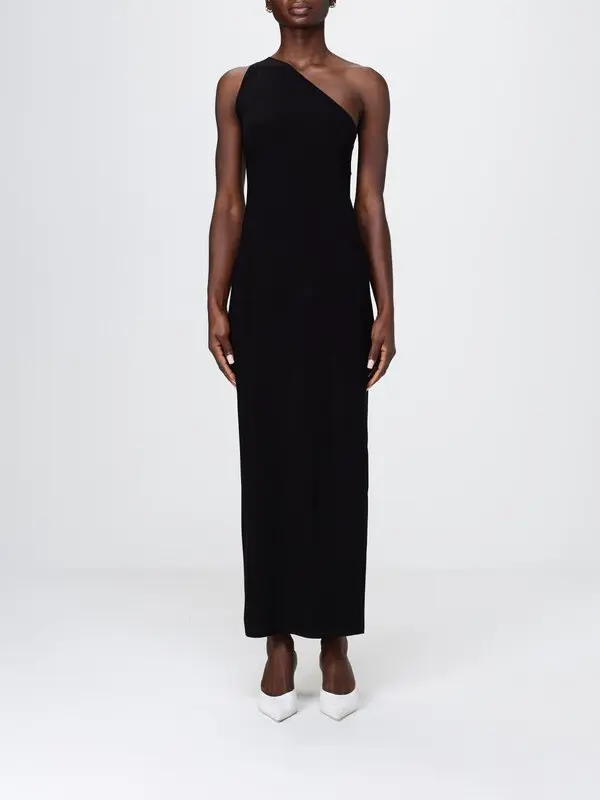 Norma Kamali One-shoulder Maxi Dress
