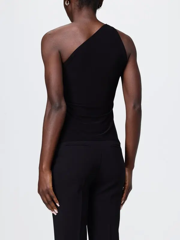 Norma Kamali Asymmetrical Tank Top - Black
