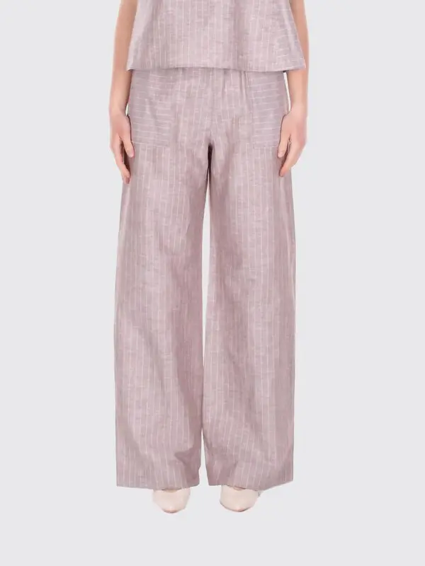 Max Mara Fauna Wide Leg Trousers - Striped