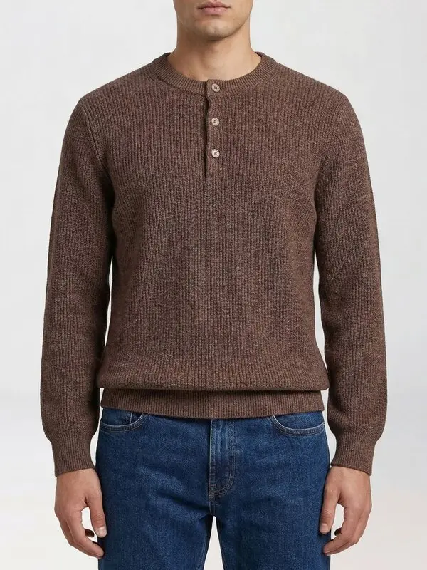 Brunello Cucinelli Linen And Cotton Blend Ribbed Crewneck Polo